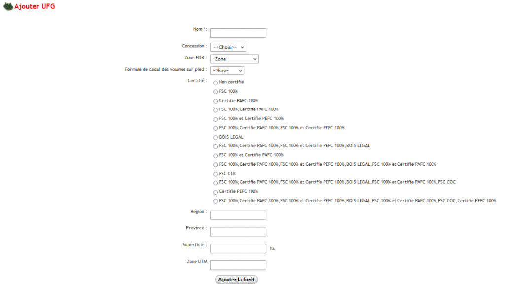 Configuration des données de base – Pallitracks